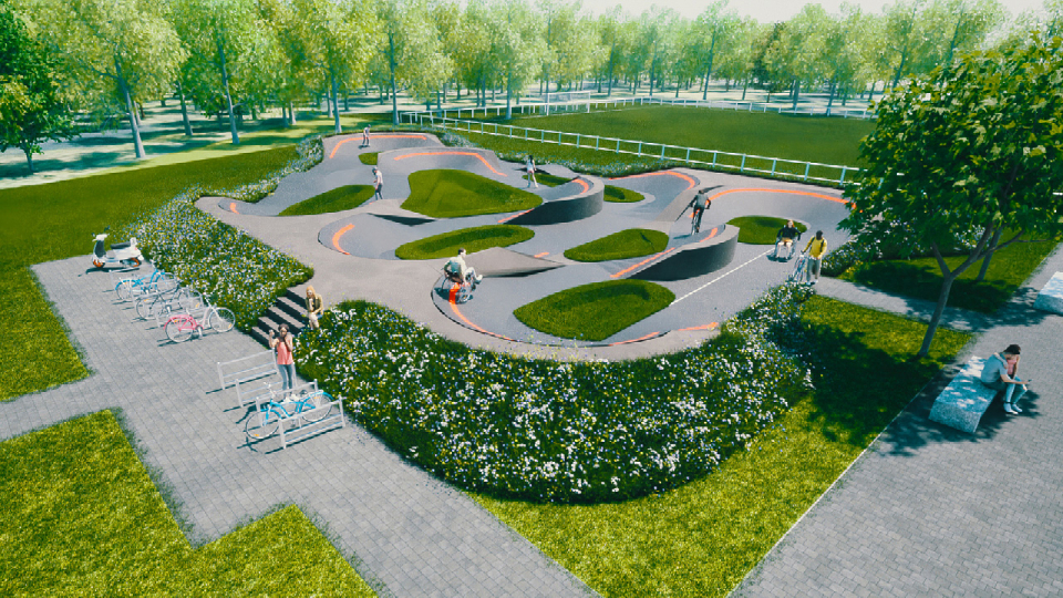 Pumptrackbaan Park de Meet - Vrienden Park de Meet