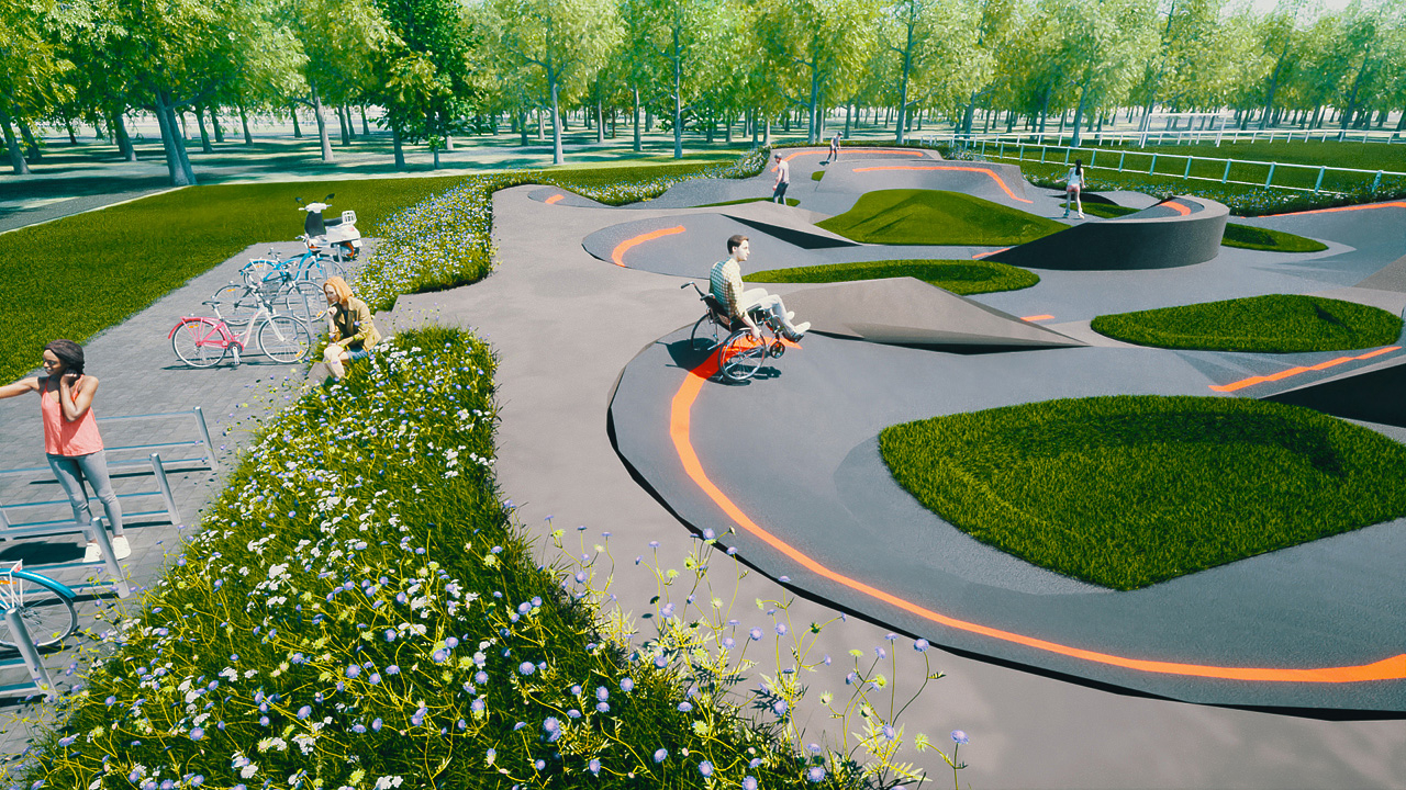 Pumptrackbaan Park de Meet - Vrienden Park de Meet